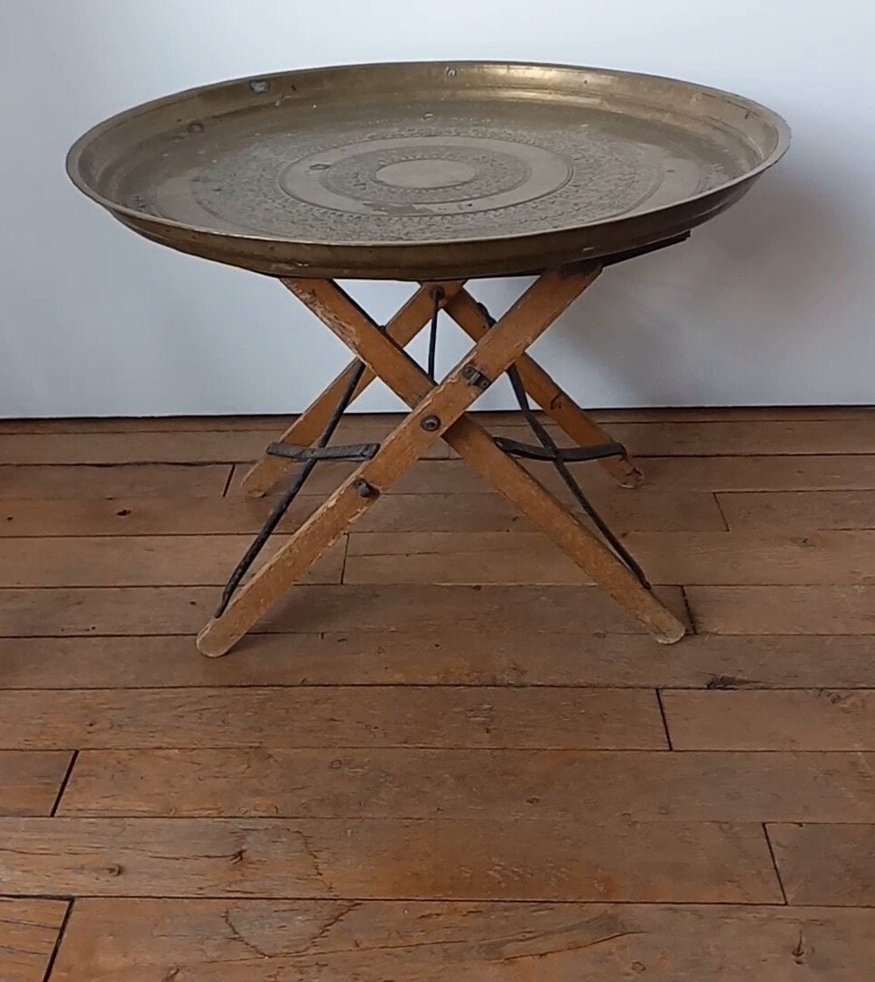 Slatwood Folding Table Patio Garden Picnic Outdoor Campaign Furniture ...