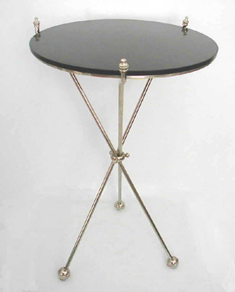 Tripod Nightstand Folding Bedside Table Guest Camp Furniture | Etsy