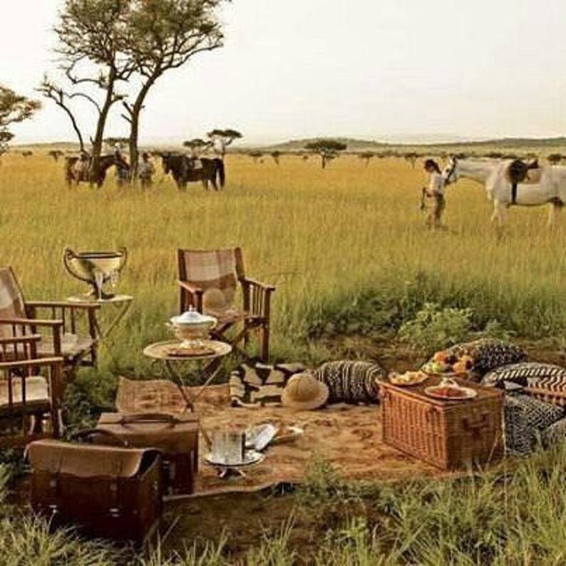 Tripod Nightstand Folding Bedside Table Guest Camp Furniture | Etsy