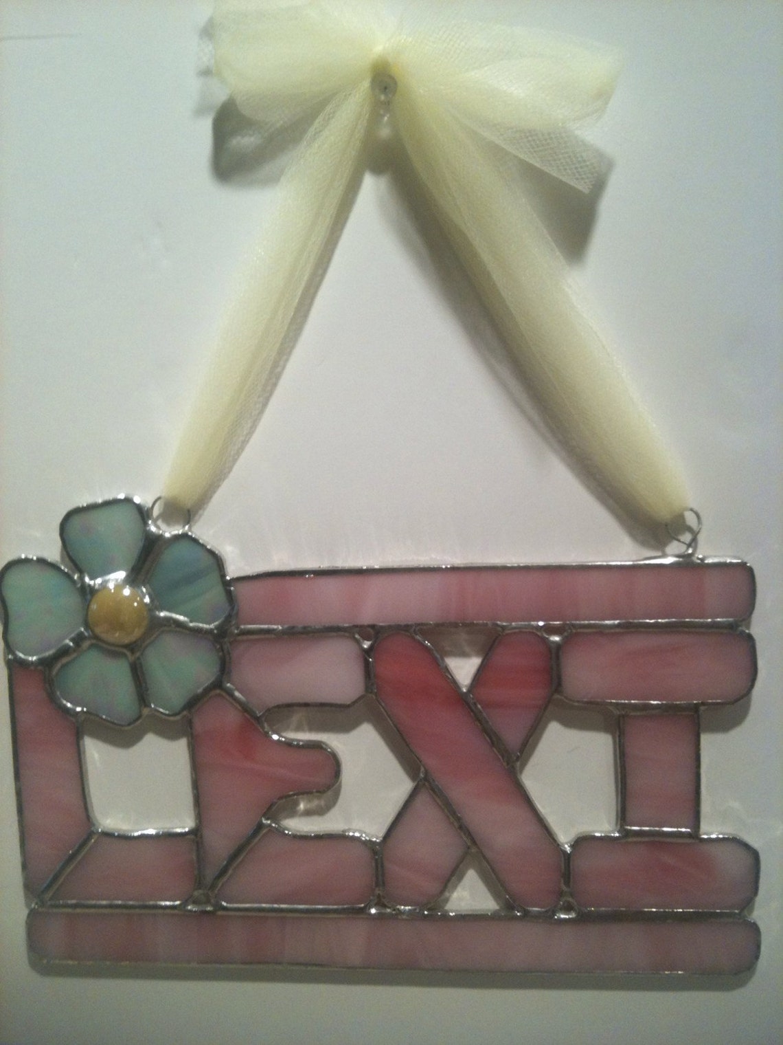 Stained Glass Name Plate - Etsy