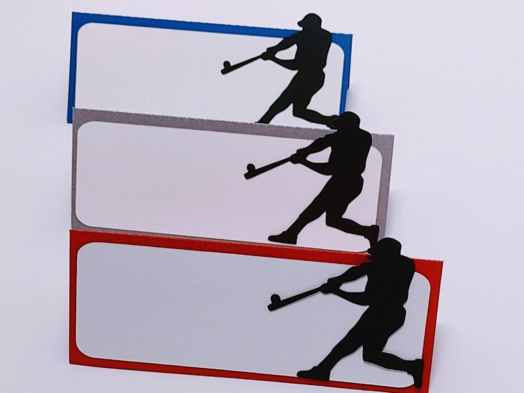 Baseball Party Food Tents - Seating Cards - Table Tents - Place Cards ...