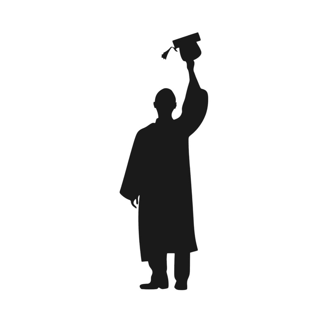 Graduation Centerpiece Cutouts, High School College, Boy Man Male, Grad ...