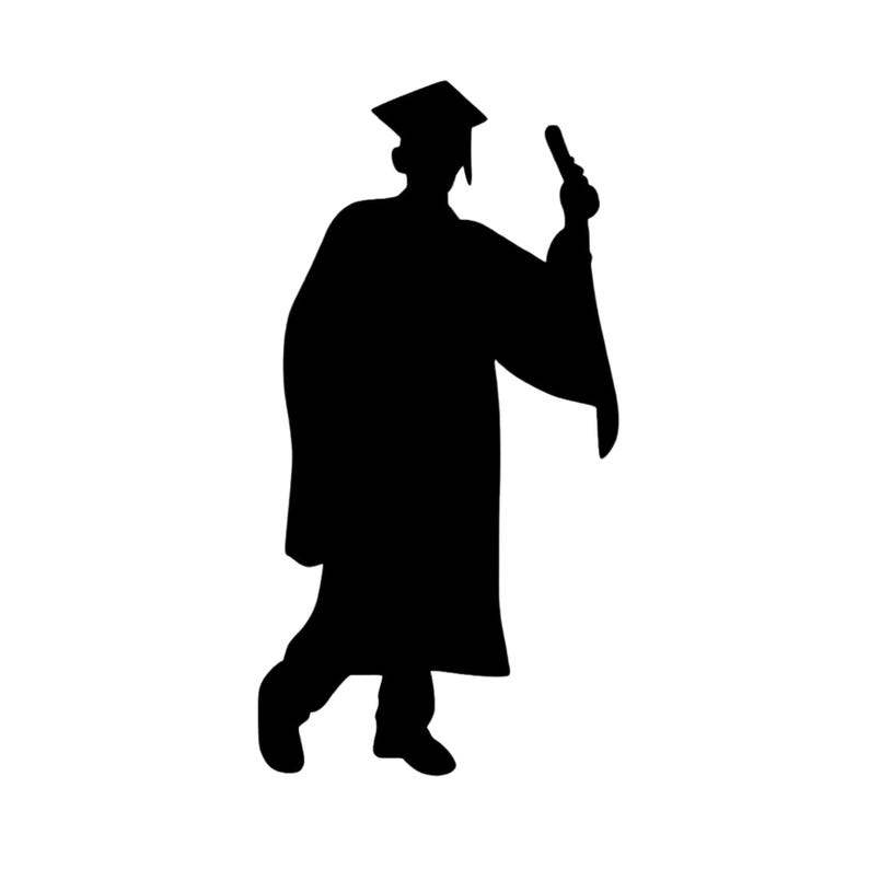 Graduation Centerpiece Cutouts, High School College, Boy Man Male, Grad ...