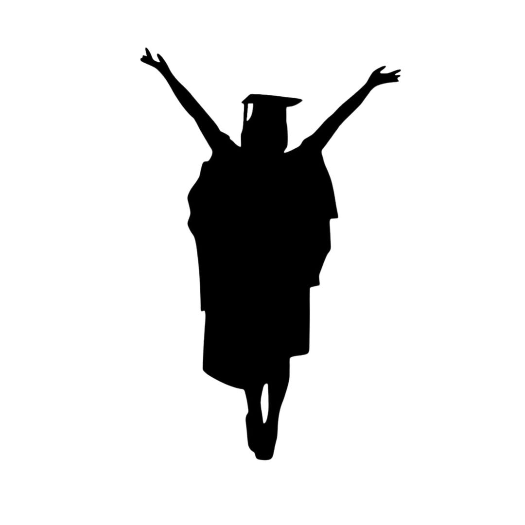 Graduation Centerpiece Cutouts, High School College, Girl Woman, Grad ...
