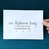 Modern Calligraphy matthew Style Hand Lettered Envelopes Custom Wedding ...