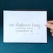 Modern Calligraphy “kay” Style Hand Lettered Envelopes - Custom Wedding ...