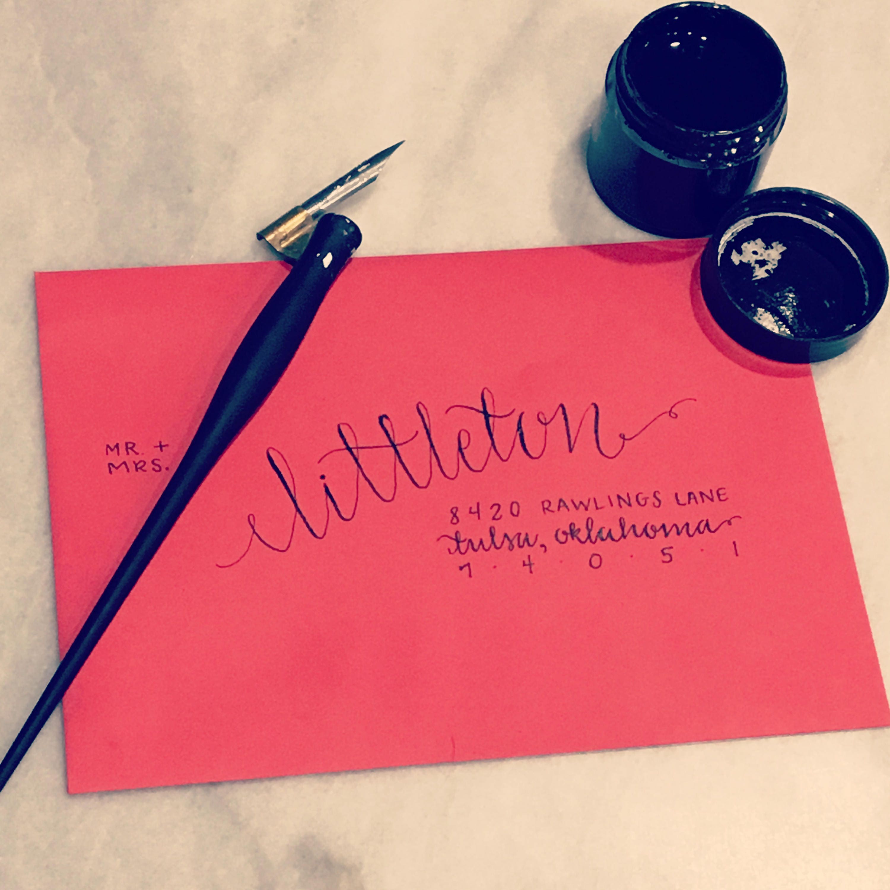 Modern Calligraphy michelle Style Whimsical Hand-lettered - Etsy