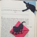 Black Cat or Dog Laminated Corner Bookmark - Etsy