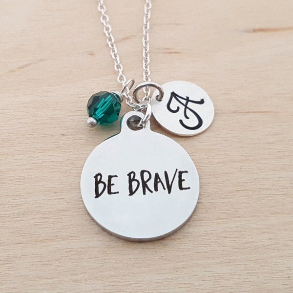 Be Brave Necklace - Etsy