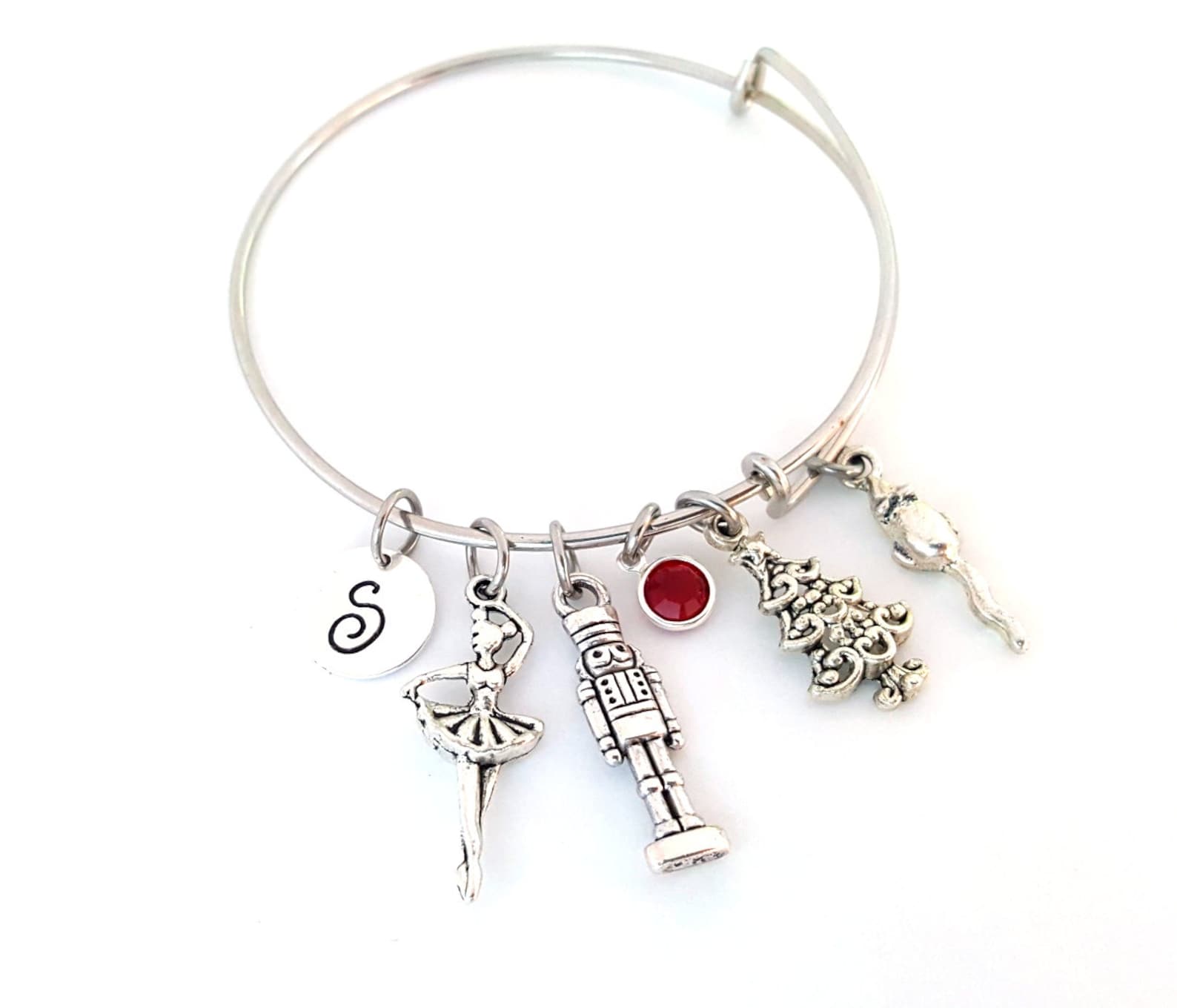 Nutcracker Ballet Bracelet - Personalized Bracelet - Adjustable Bangle ...