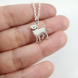 Labrador Retriever Dog Necklace - Sterling Silver Jewelry - Gift for ...