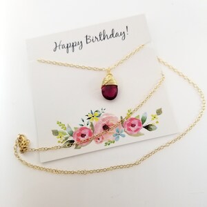 Add-on Happy Birthday Necklace and Gift Insert Card - Gift Wrapping ...