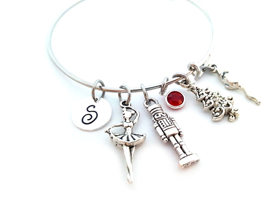 Nutcracker Ballet Bracelet - Personalized Bracelet - Adjustable Bangle ...