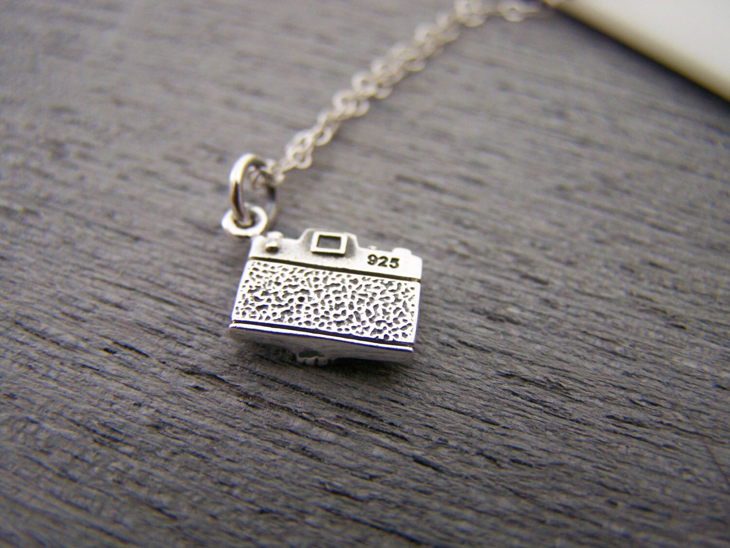 Tiny Camera Charm Photographer Sterling Silver Necklace / Gift - Etsy