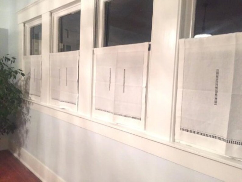 Linen Curtain Hemstitched , Pulled Thread Curtains, Drawn Thread Work ...