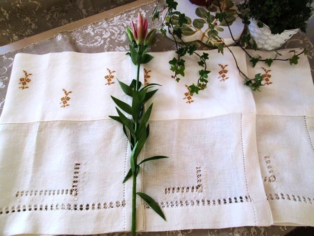 Irish Linen Valances Hemstitched, Window Valances and Toppers ...