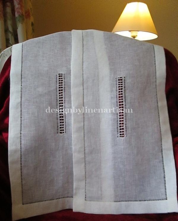 Linen Curtain Hemstitched , Pulled Thread Curtains, Drawn Thread Work ...