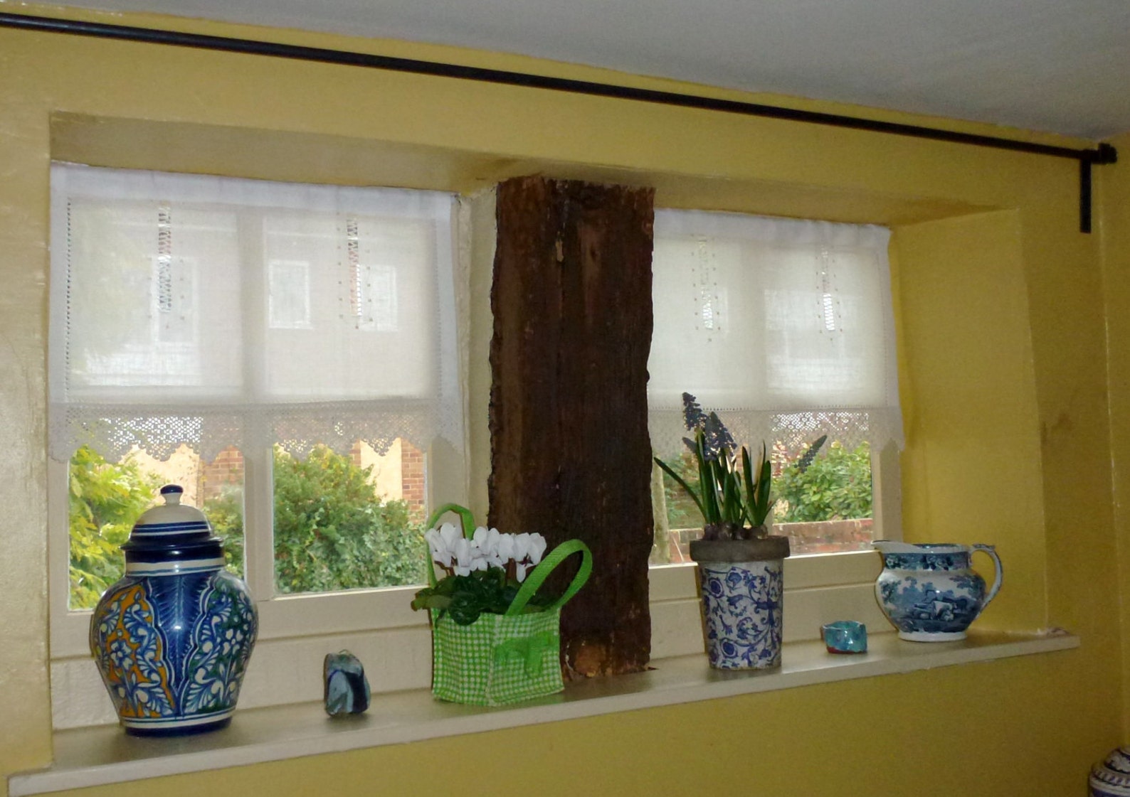 Irish Linen Valances Hemstitched Window Valances and Toppers - Etsy