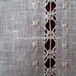 Linen Curtain Hemstitched , Pulled Thread Curtains, Drawn Thread Work ...