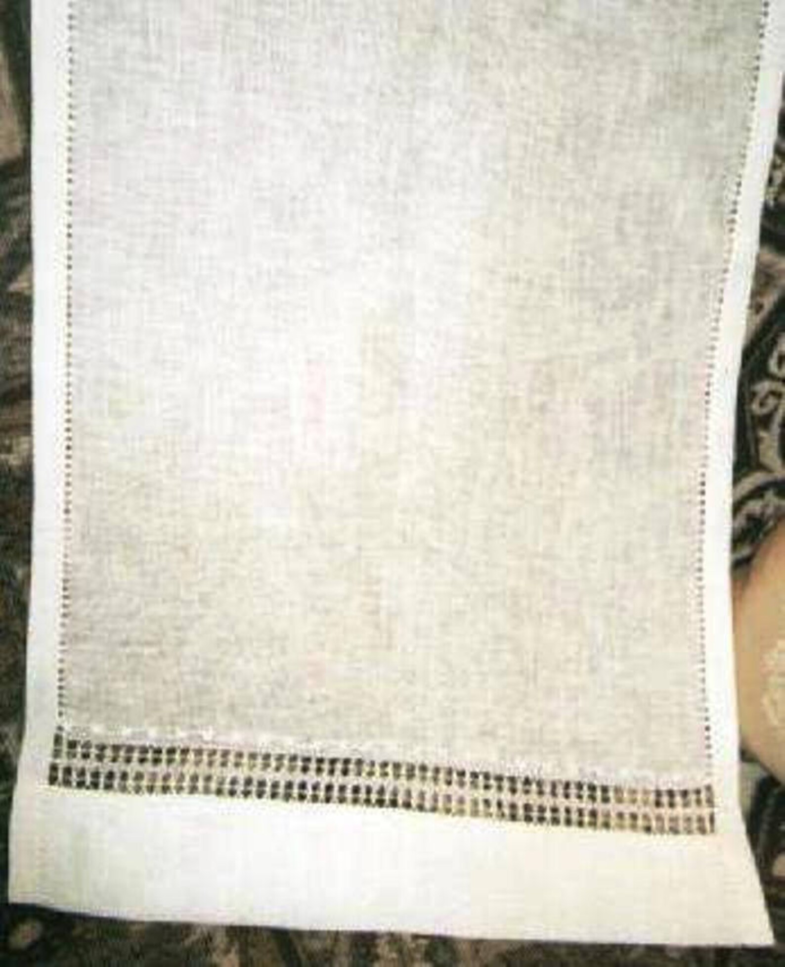 Irish Linen Curtains Hemstitched Drawn-thread-embroidery - Etsy