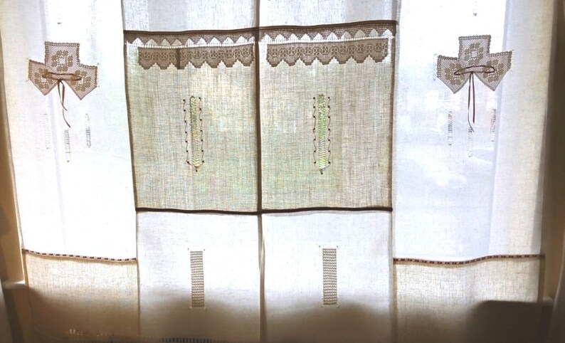 Linen BOHO Chic Decor Style LARGE Size Linen Exclusive Design - Etsy