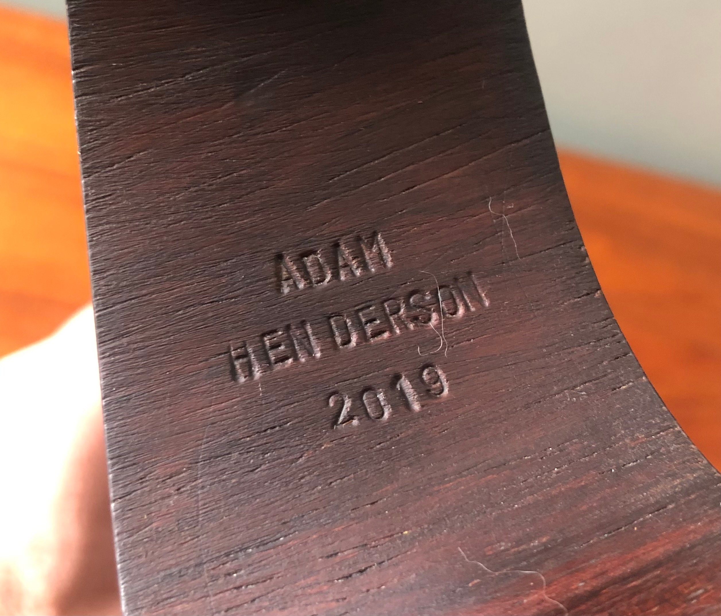 Adam Henderson Rosewood Sculpture Organic Design - Etsy