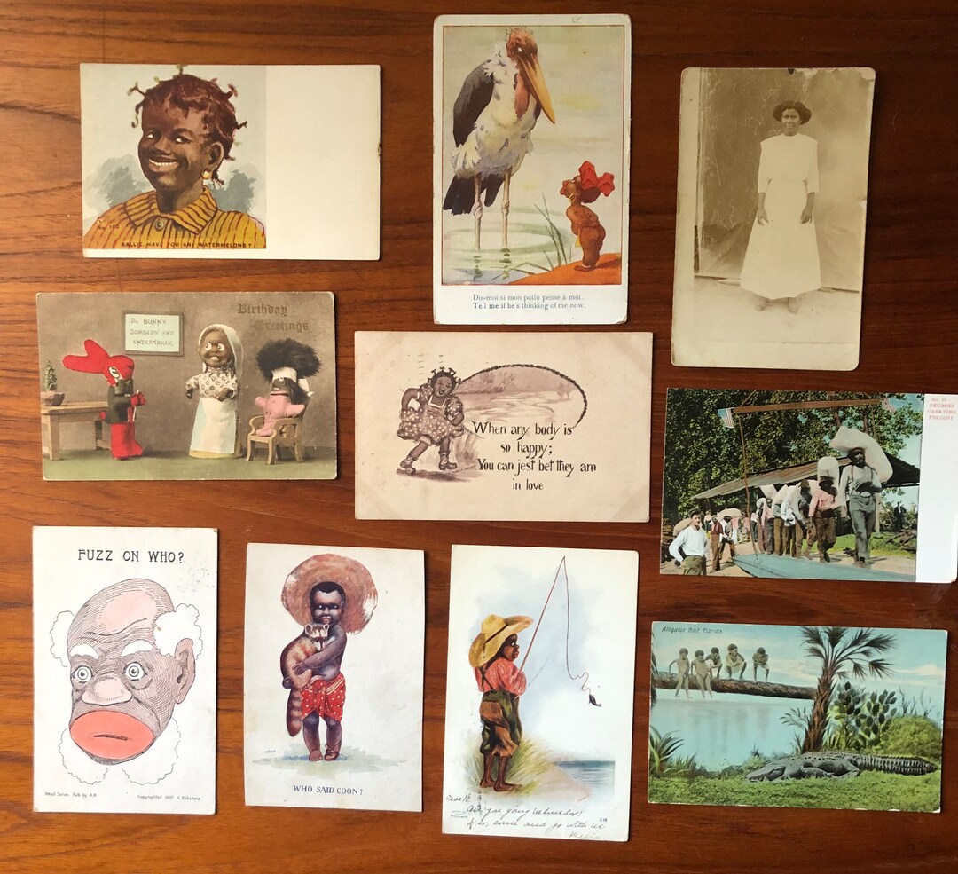 10 Vintage African American Post Cards - Etsy