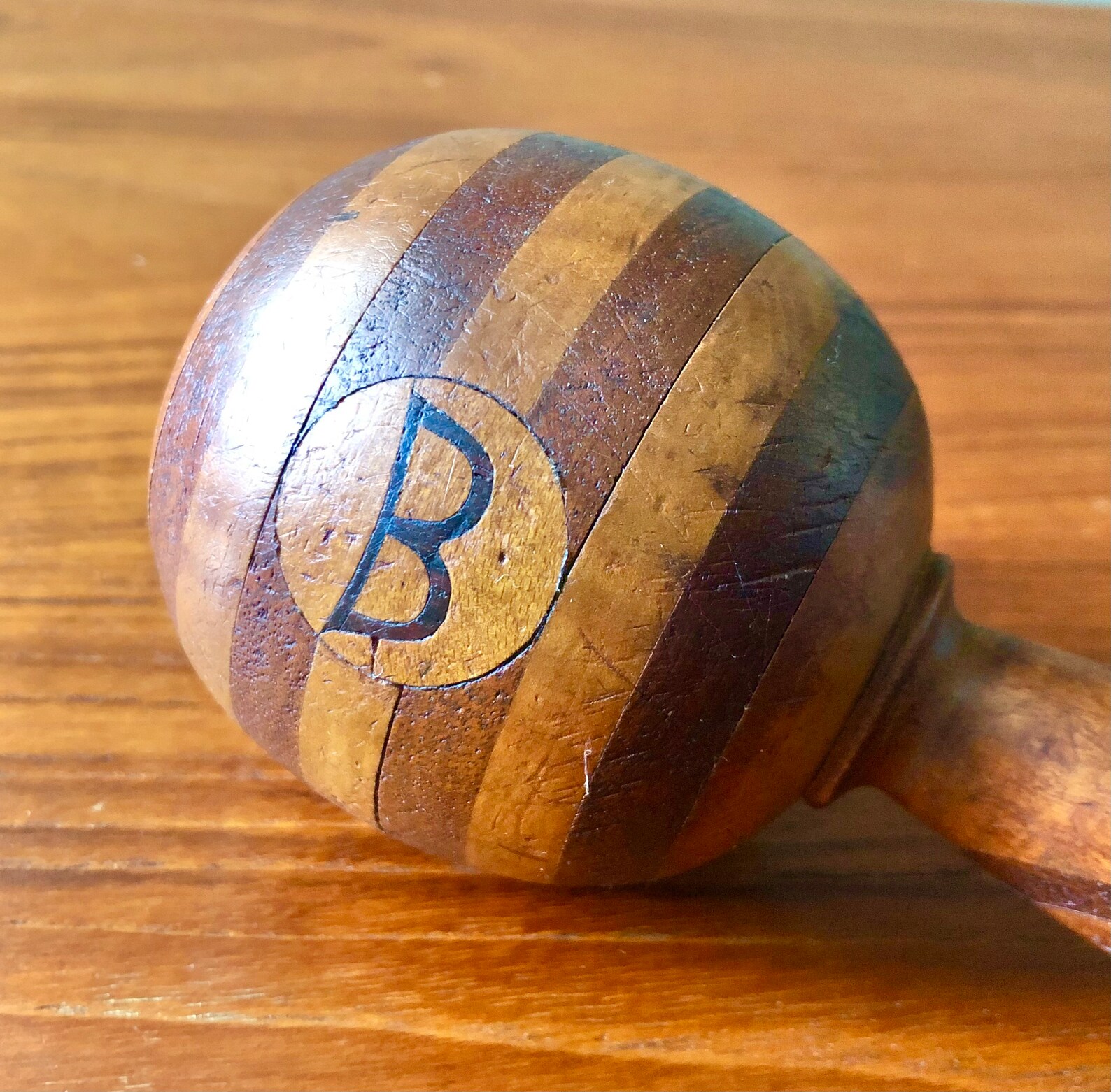 Antique Hand Turned Wood Primitive Solid Rattle - Etsy