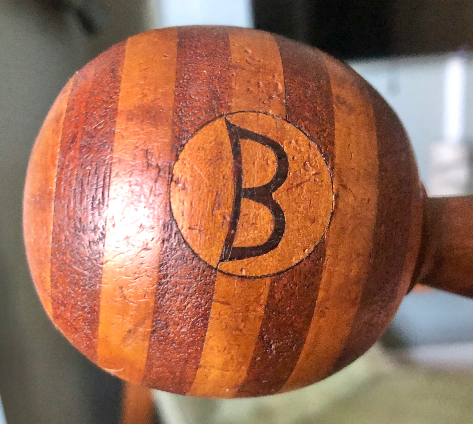 Antique Hand Turned Wood Primitive Solid Rattle - Etsy