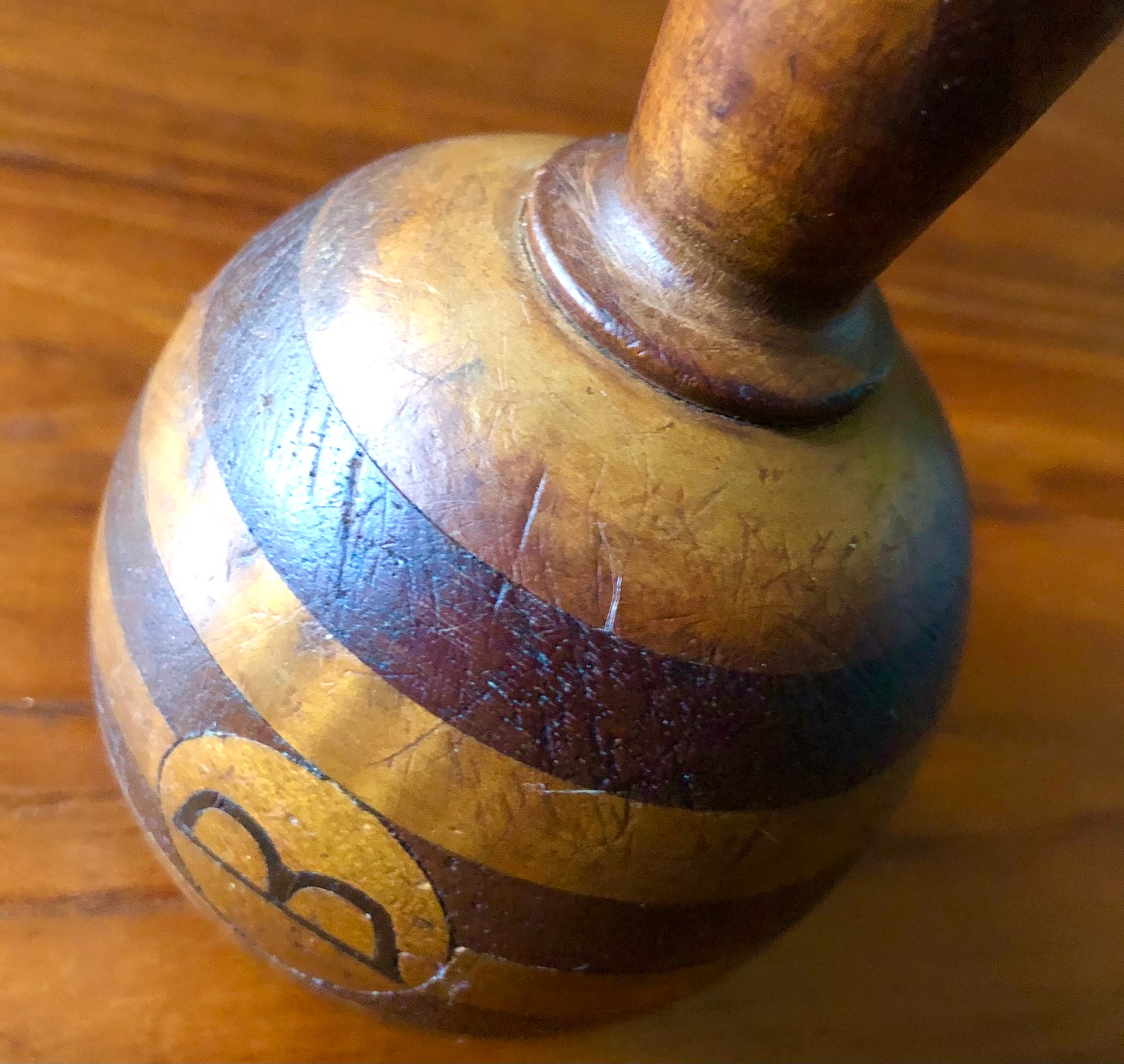 Antique Hand Turned Wood Primitive Solid Rattle - Etsy