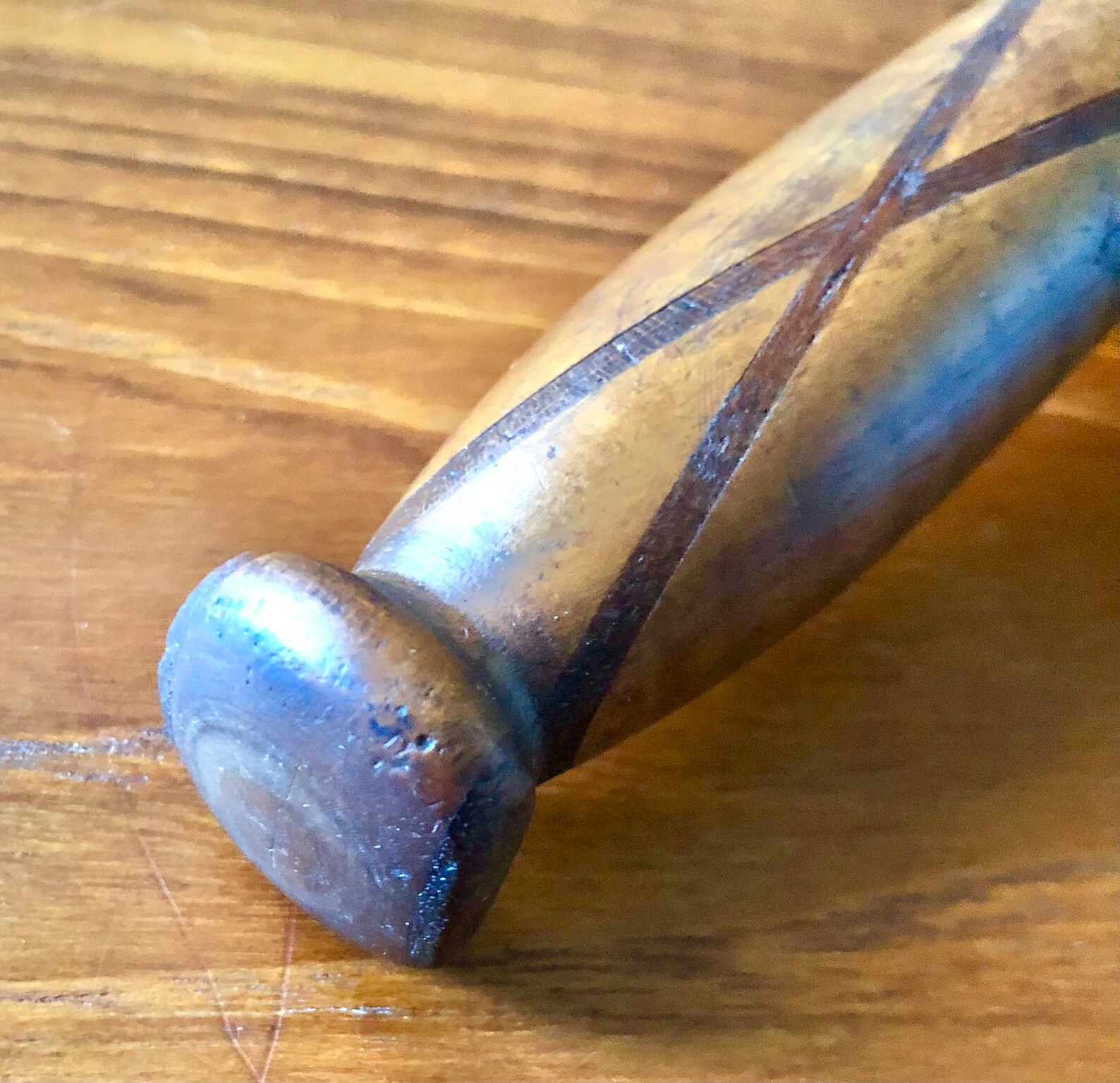 Antique Hand Turned Wood Primitive Solid Rattle - Etsy