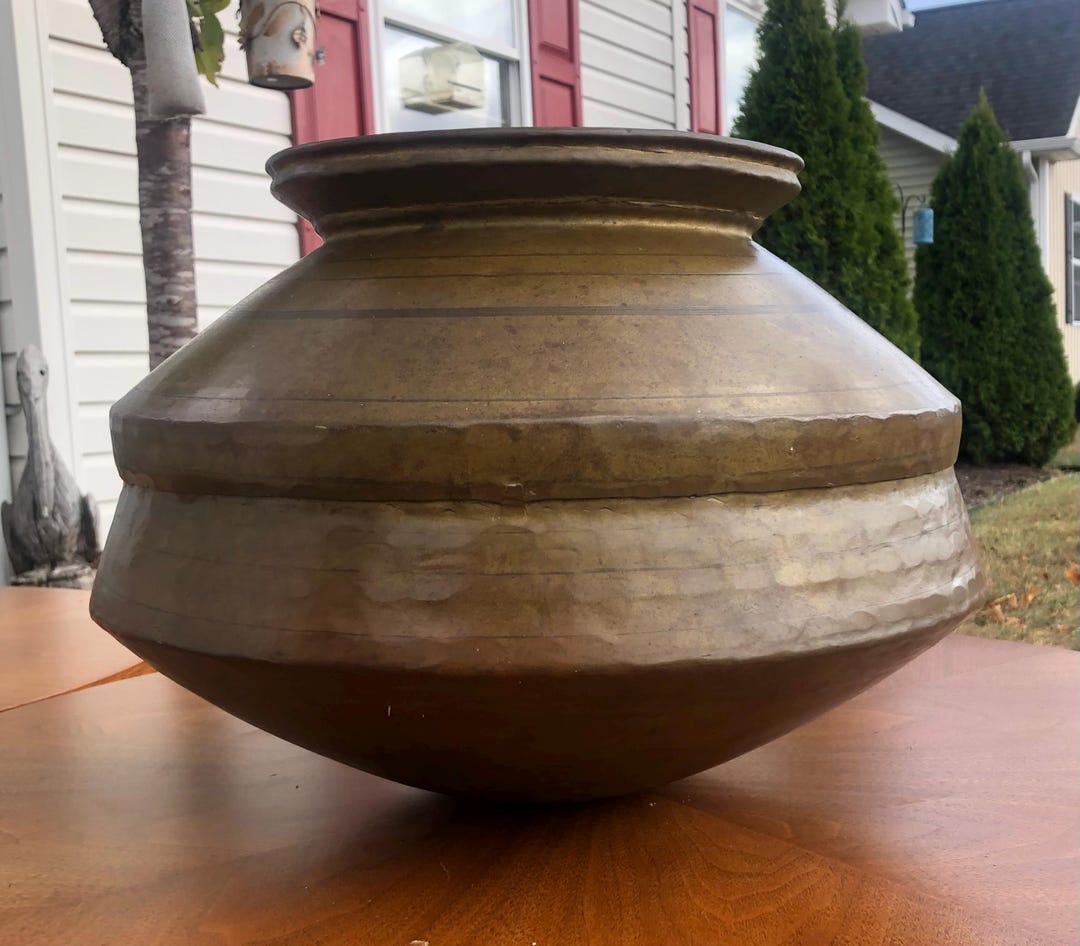 Vintage Brass Degchi Oil or Ghee Vessel Pot Decoritive. - Etsy