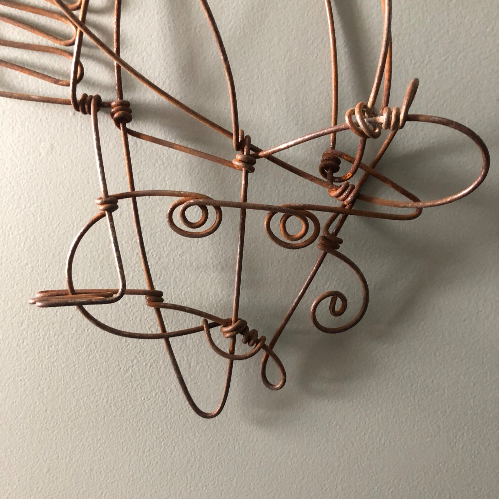 Carl Howard Abstract Head Face Sculpture Metal - Etsy
