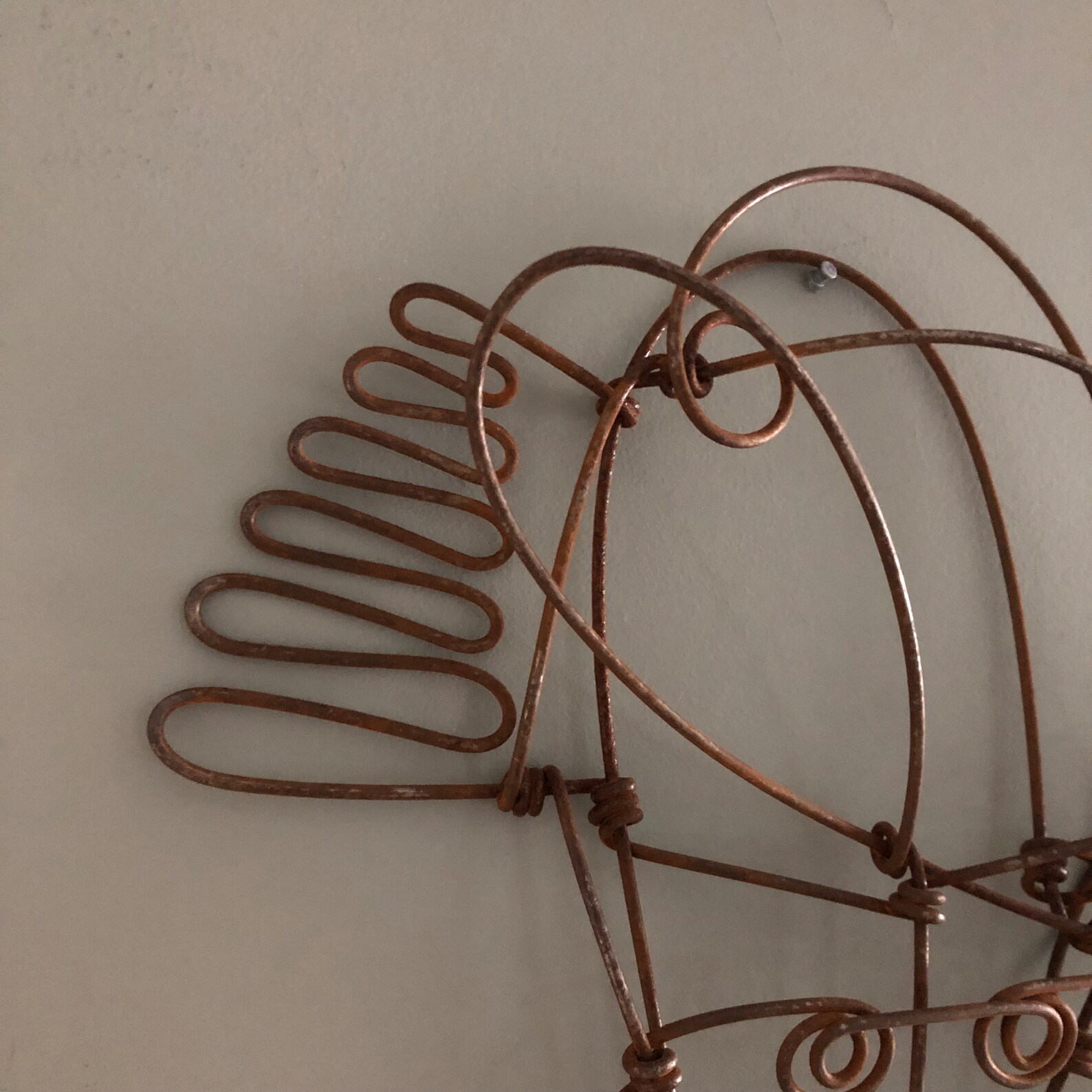 Carl Howard Abstract Head Face Sculpture Metal - Etsy