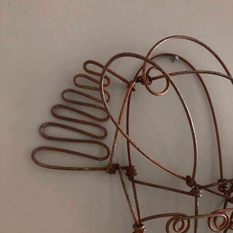 Carl Howard Abstract Head Face Sculpture Metal - Etsy