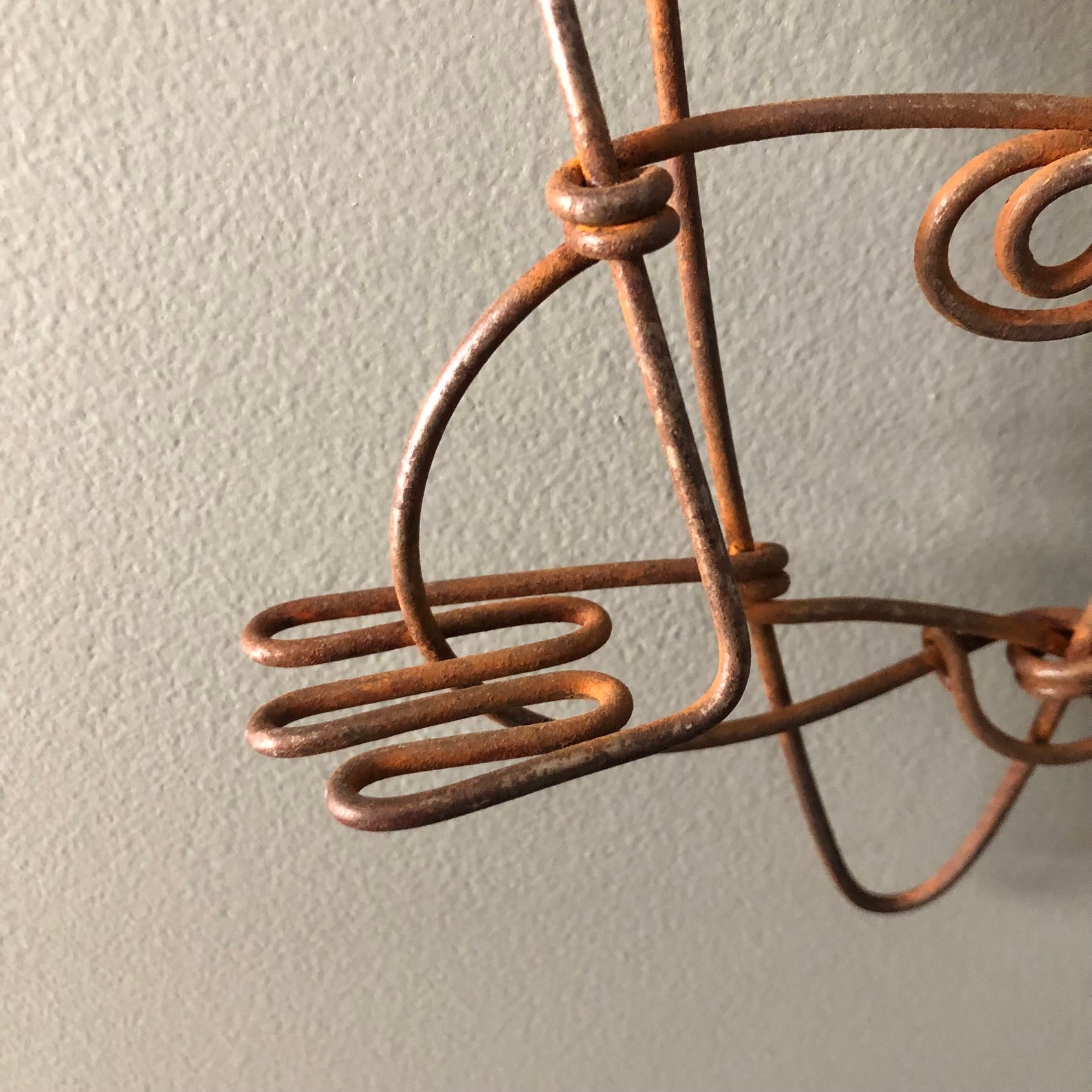 Carl Howard Abstract Head Face Sculpture Metal - Etsy