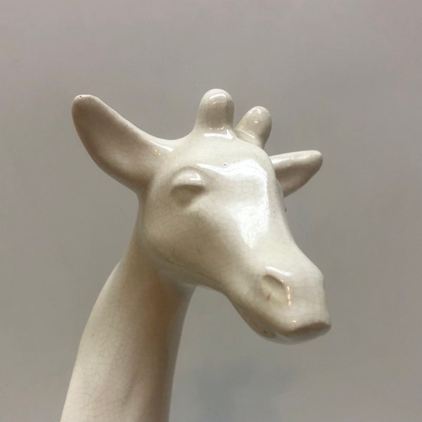 Ceramic Giraffe Statue - Etsy