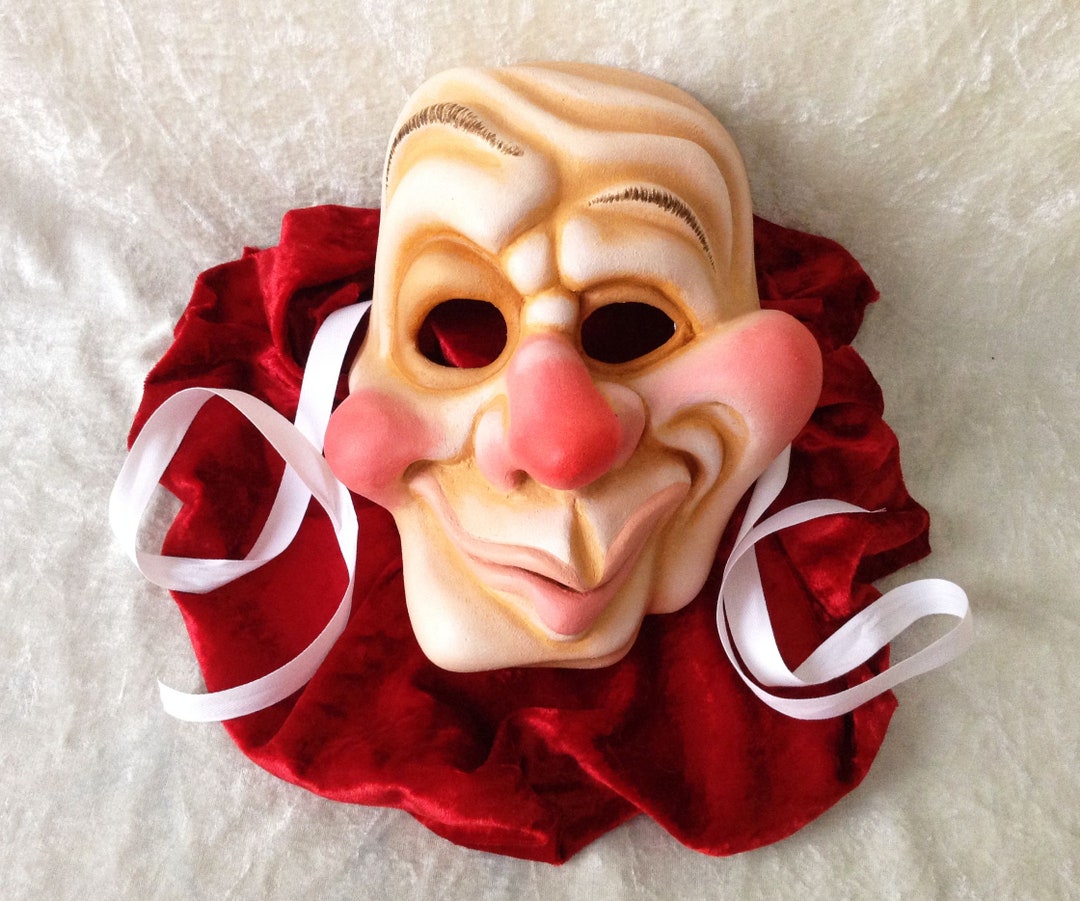 Artisan Mask: 'happy Igor' (pink Skintones) - Traditional Handmade Mask ...