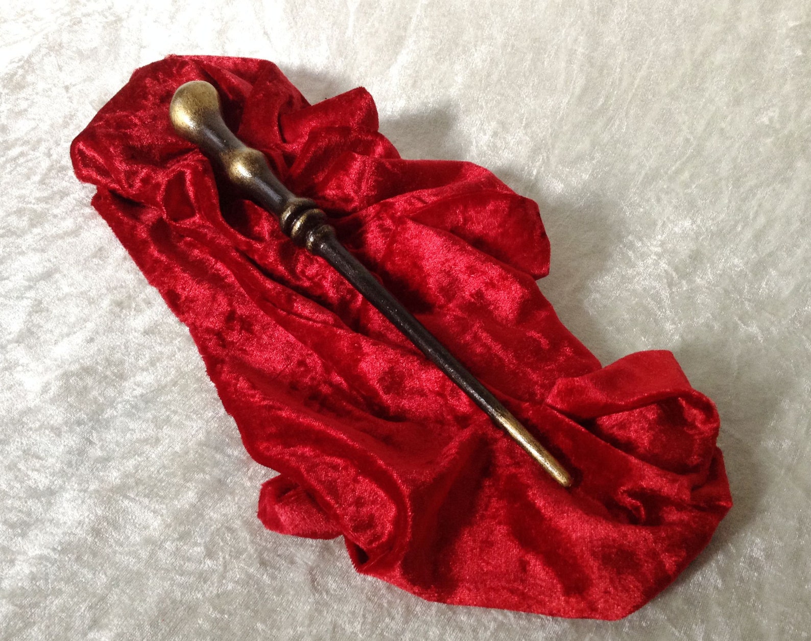Wand M: 'elegant Gold' Handmade Handsculpted Wand - Etsy