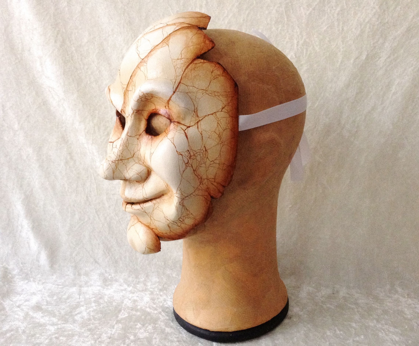 Artisan Full Mask: 'broken Smile' (handpainted Cracks) - Etsy