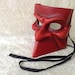 Artisan Bauta Mask expressive: 'angry Red Bauta' subtle Shading ...