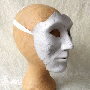 Artisan Mask: 'broken Porcelain' (smaler Shape - Hand-painted Cracks ...
