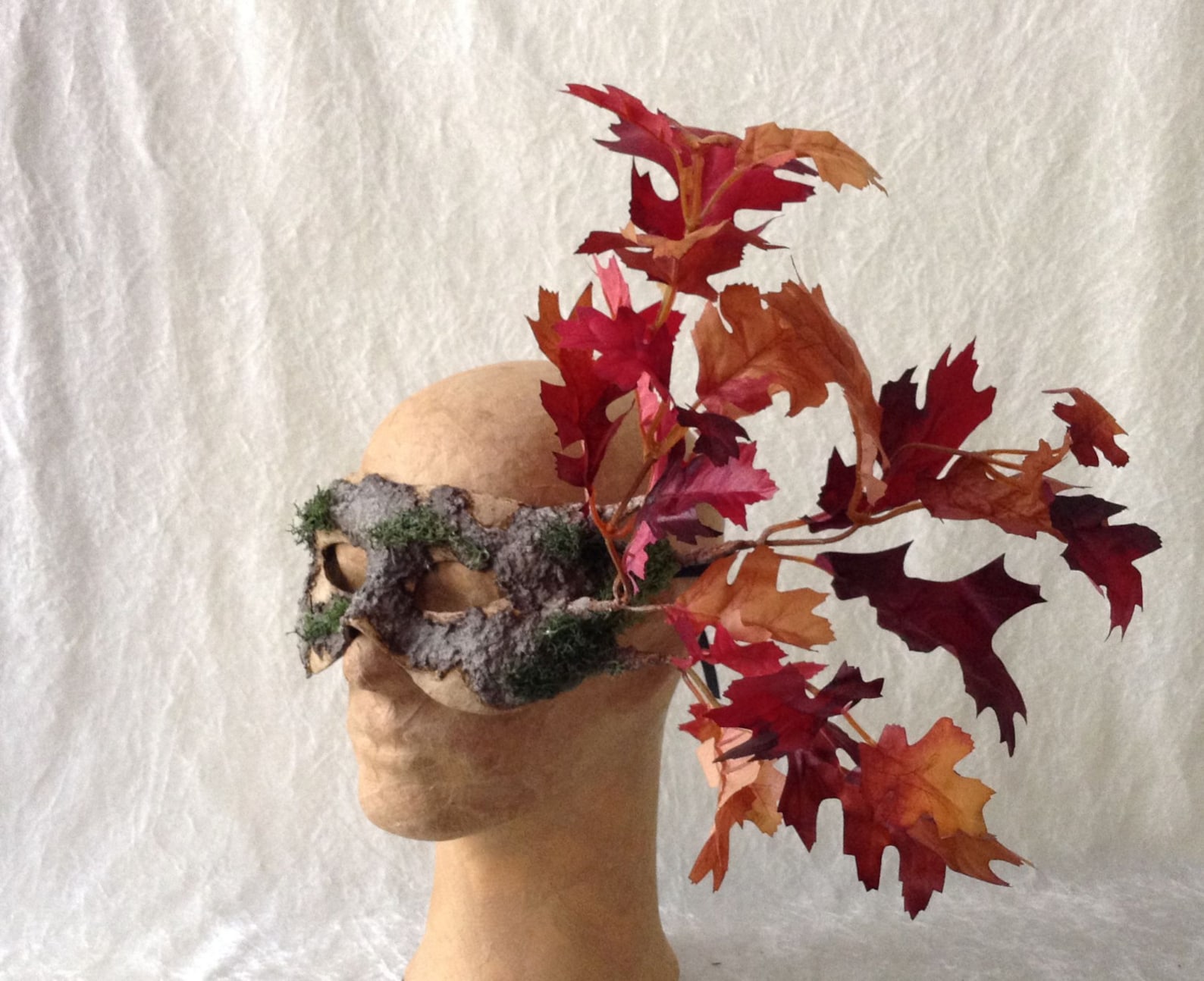 Artisan Eye Mask: 'tree Mask Autumn Leaves' | Etsy