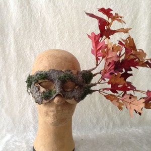 Artisan Eye Mask: 'tree Mask Autumn Leaves' - Traditional Handmade Mask ...