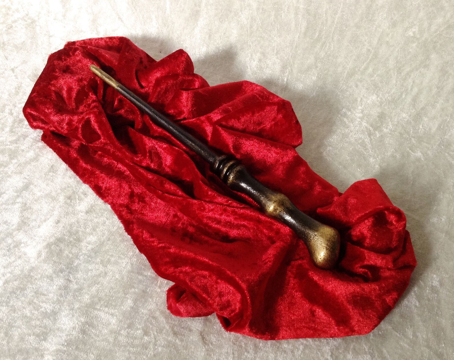 Wand M: 'elegant Gold' Handmade Handsculpted Wand - Etsy