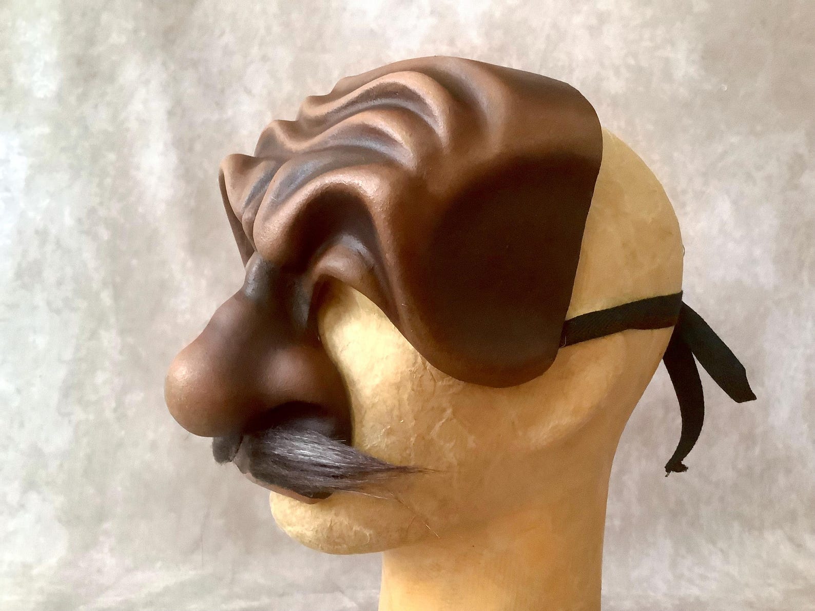 Artisan Half Mask 'il Dottore' (brown) - Etsy