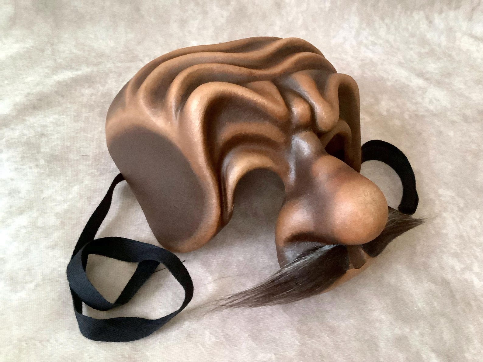 Artisan Half Mask 'il Dottore' (brown) - Etsy