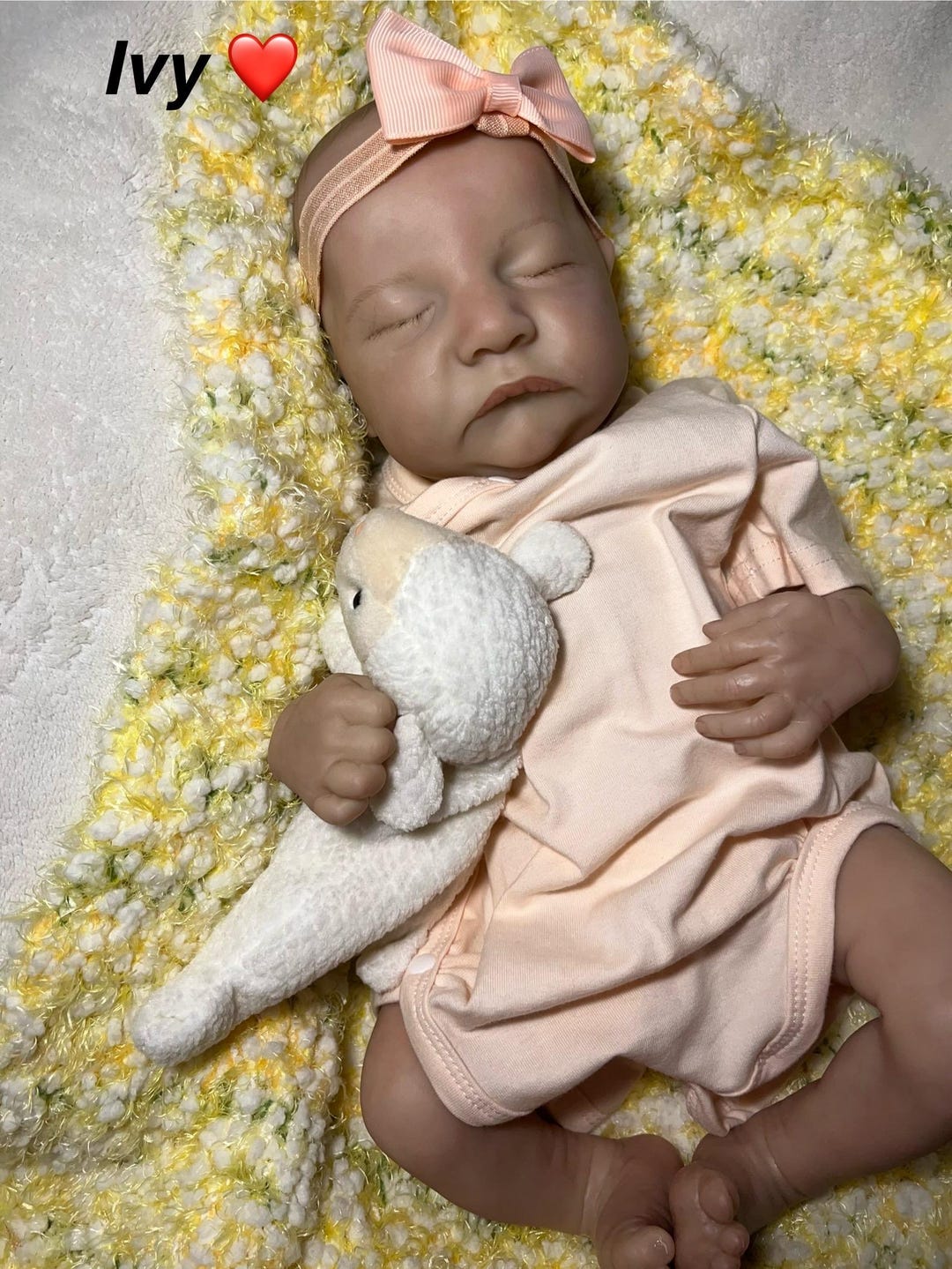 Reborn Baby Girl Ivy Available for Adoption Created by Bouille Babies ...