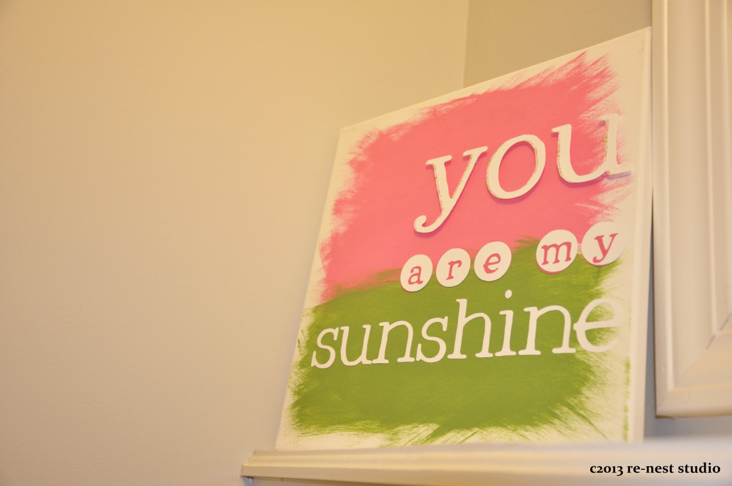 Mini You Are My Sunshine Customized Canvas Sunshine - Etsy