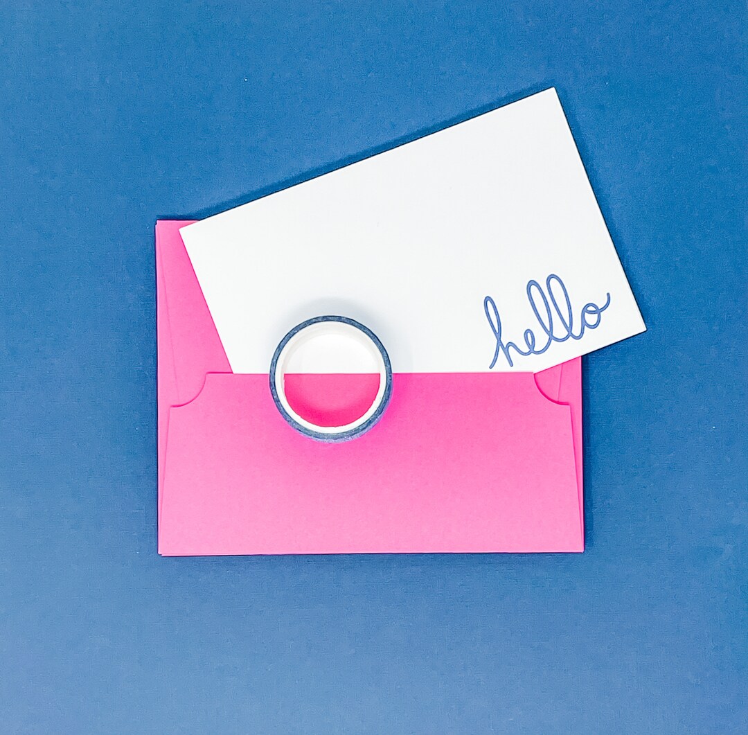 Hello Notecard Set With Envelopes - Correspondence Cards/friendship ...